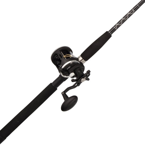 PENN 5’ Rival Level Wind Fishing Rod and Reel Conventional Combo ...