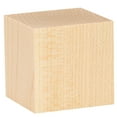 2” inch Wooden Cubes, Bag of 25 Unfinished Cubes, Wooden Square Baby ...