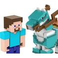 Minecraft 3.25-inch Action Figure Set with 2 Figures and 2 Accessories ...