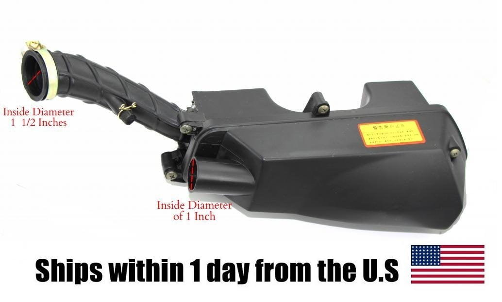 Air Filter Box 50CC GY6 Moped Scooter Sunl Roketa AF12 - Walmart.com