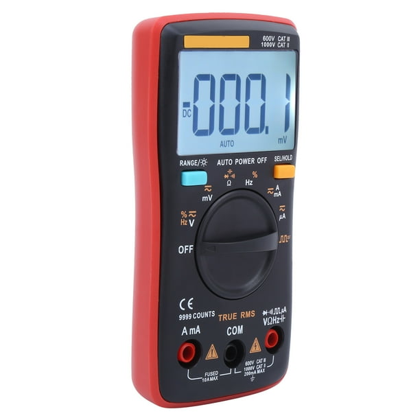 Multímetro digital profesional ZT109, comprobador de múltiples ...