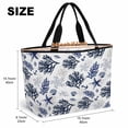 Navy Blue Coastal Mesh Beach Bag for Women Men,Large Beach Tote ...
