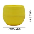 7x7cm Mini Planters for Succulents Small Plastic Flower Pots Colorful ...