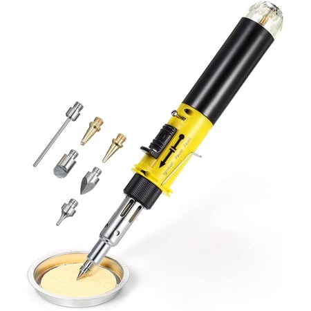 Gas Soldering Iron,Gas Soldering Iron 12 in 1 Professional Pen Type ...