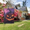 Garden Flags- Halloween Angry Pumpkin Double Sided 28 x 40 Inch Yard ...