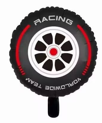 Globo de película de aluminio con diseño de neumático redondo de 18 ...