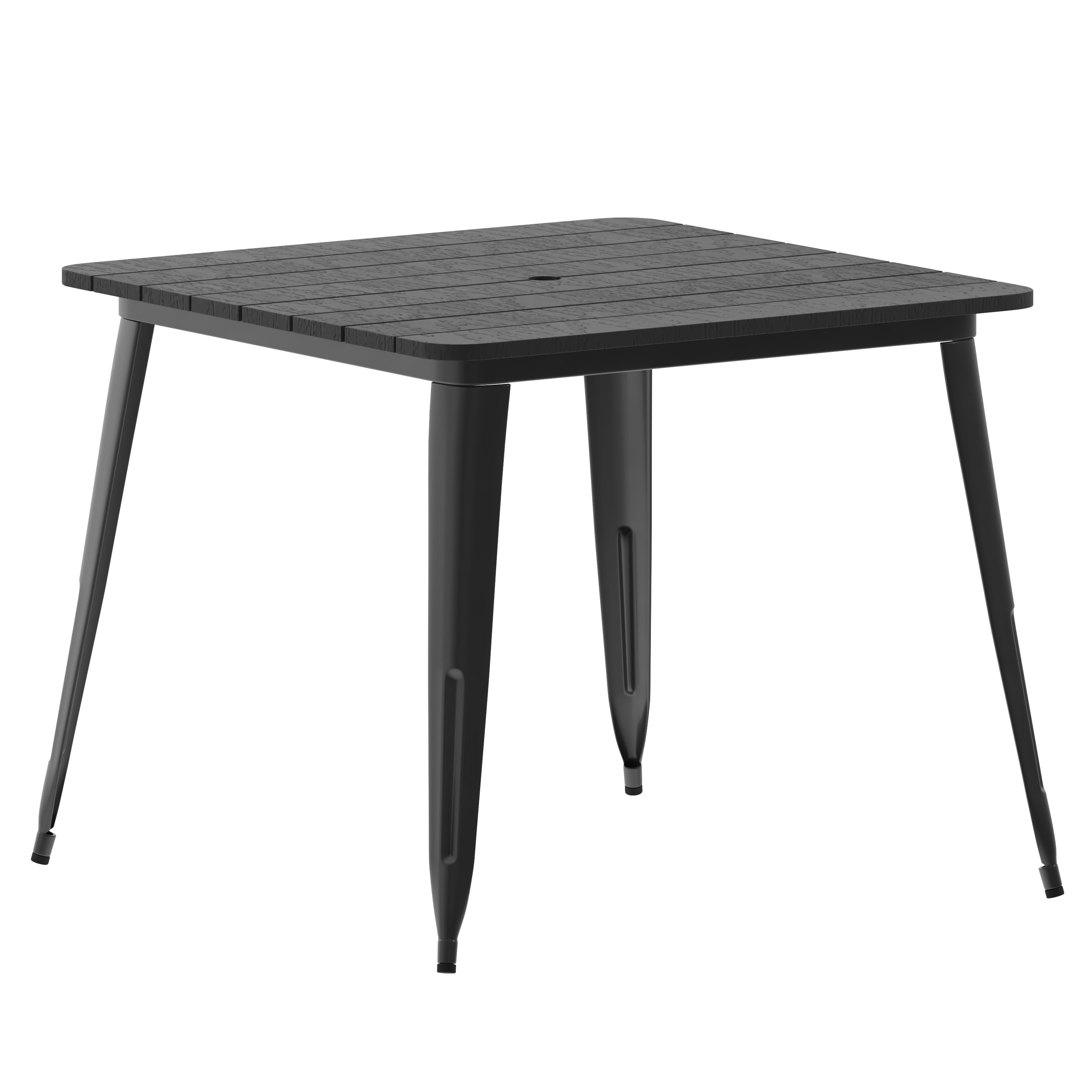 Flash Furniture Declan Commercial Indoor/Outdoor Dining Table with ...