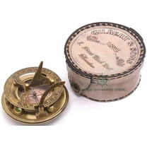 Indian Nautical Instruments Antique Brass & Copper Sundial Compass ...