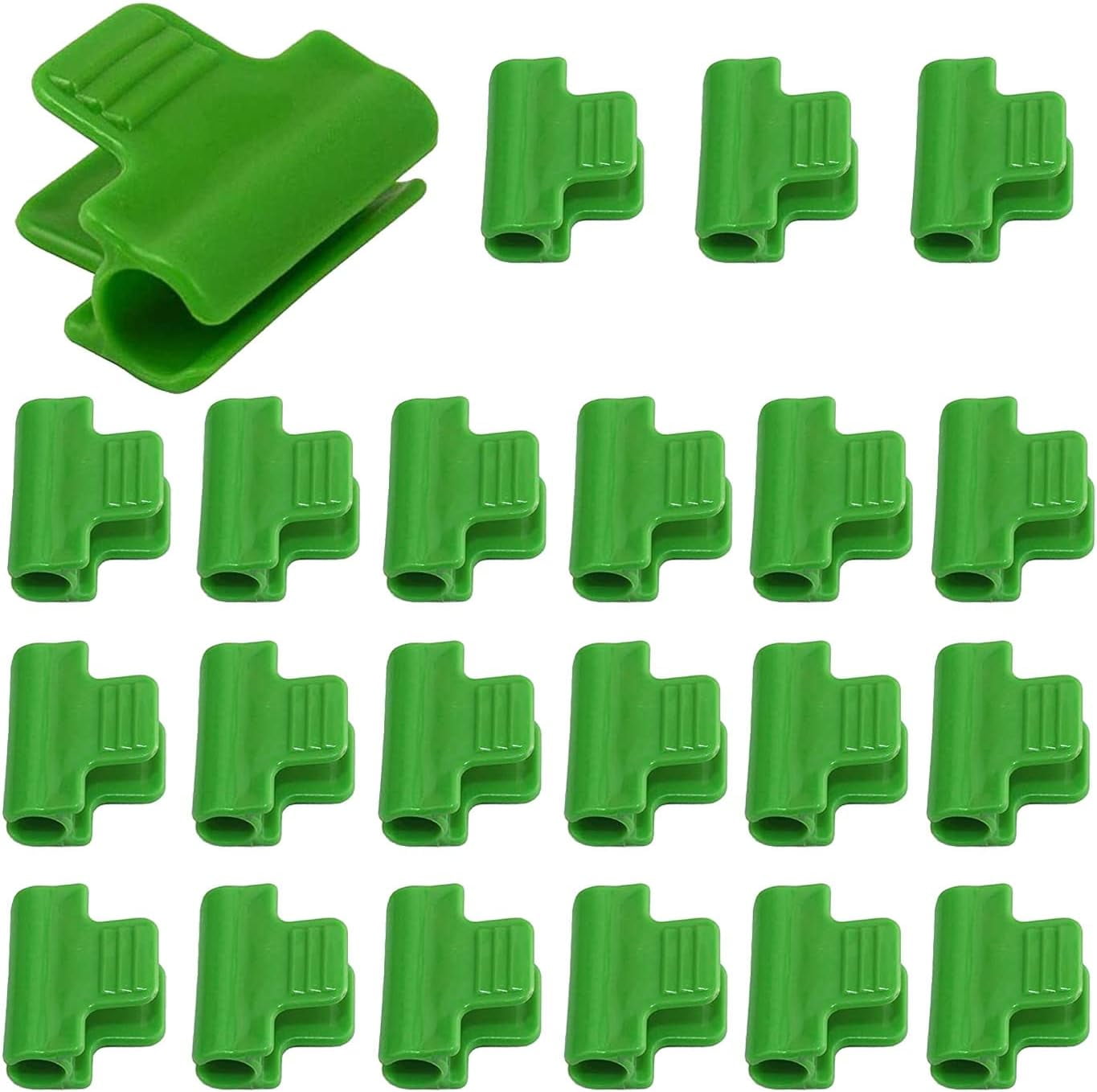 20Pcs Pipe Clamps Greenhouse Film Row Cover Netting Tunnel Hoop Clips ...