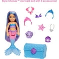 Barbie Mermaid Power Doll & Accessories, Chelsea Small Doll with Blue ...