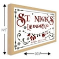 St Nick's Laundry Company Laundry Room 14.5" x 20.5" Framed Christmas ...