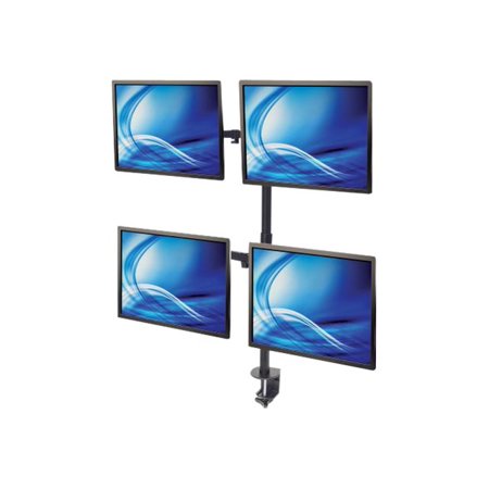 Manhattan TV & Monitor Mount, Desk, Double-Link Arms, 4 screens, Screen ...