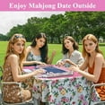 Mahjong Mat with Rules for Table, Odorless, Free of PAHs, No Creases ...