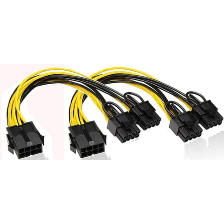 Traodin PCI Express Power Cable,8 Pin to Dual PCIe 8 Pin (6+2) Graphics ...