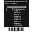 Wera Tool 950/9 Hex-Plus Multicolor 1 L-Key Set - Walmart.com