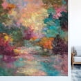 Abstract Clouds Window Privacy Film, Sky Landscape Oil Painting ...
