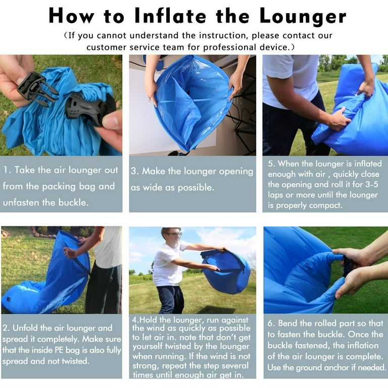 Inflatable Air Sofa Instructions | Baci Living Room