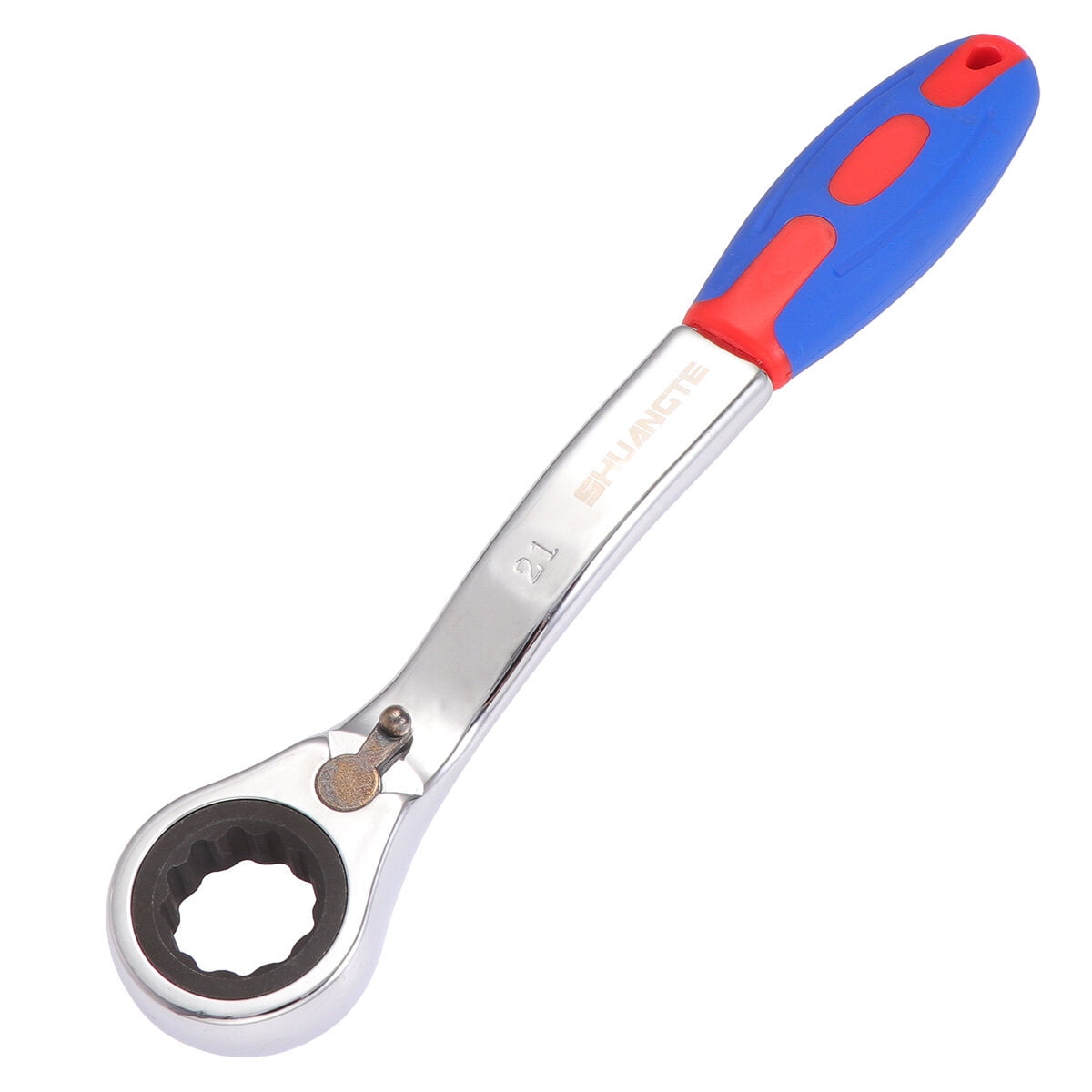 21MM Two-way Ratchet Quick-Release Easy to Use Tooth Round Head Ratchet ...