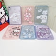 6 Styles Cute Cartoon Character iPad Case, Clear Shockproof Protective ...