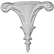 3 3/4"W x 9 1/2"H x 1 3/8"P Traditional Plinth Block - Walmart.com