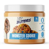 Fit Butters, Monster Cookie Peanut Butter, High Protein, Crunchy, Made ...