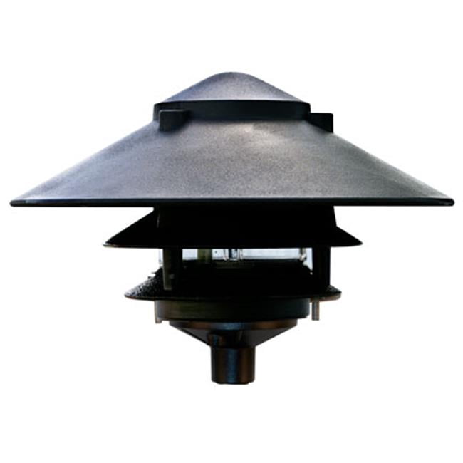 Dabmar Lighting D5300-B Cast Aluminum Three Tier Pagoda Light- Black ...