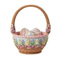 Jim Shore Easter On Parade - One Basket And Three Eggs 8 Inch ...