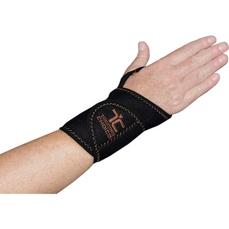 Trainers Choice Copper Wrist Compression Wrap, Copper Wrist Support For ...