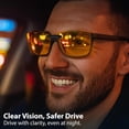 Clip Night Vision, Driving Sunglasses UV 400 Blocker To Wear Over ...