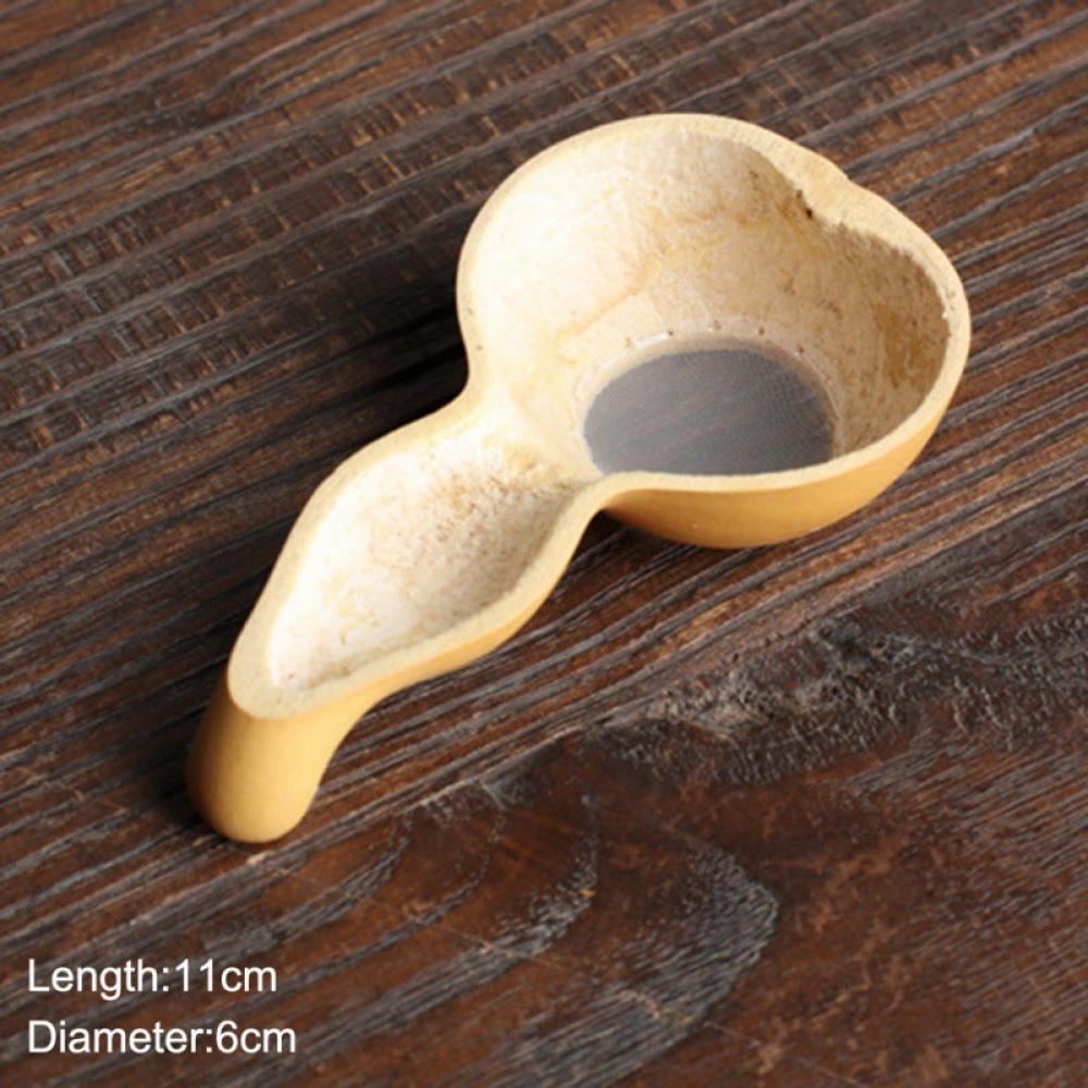 Eleanos Home Portable Tea Strainers Bamboo Rattan Gourd Shaped Tea ...
