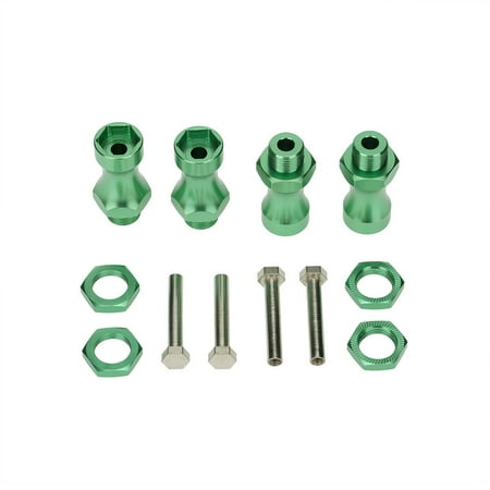 Smilepp 4 Pieces RC Adapters 12mm To 17mm Reliable Sturdy Wheel Tire ...