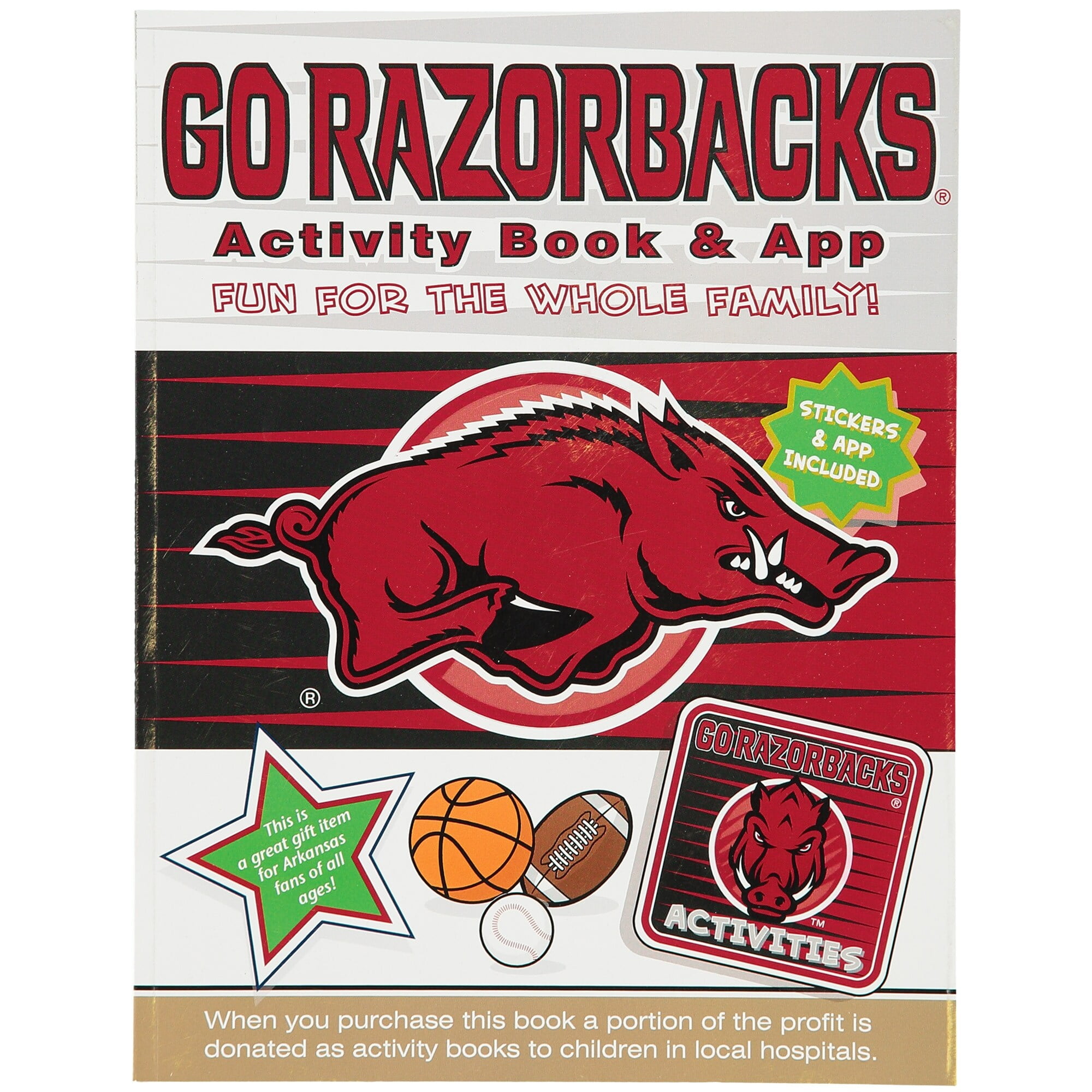 Go Razorbacks Activity Book & App - Walmart.com