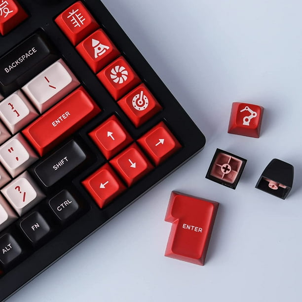 Wunzkii Keycaps 171 Keys Custom Keycaps Doubleshot ABS Keycap Set SA ...