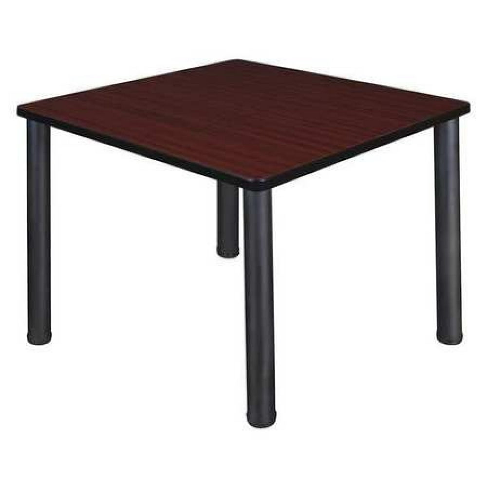 Regency 36" Square Table with Black Post Legs - Walmart.com - Walmart.com