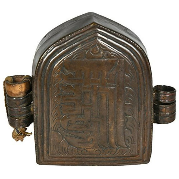 Exotic India Tibetan Buddhist Gau Box from Nepal - Copper Statue ...