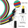 Resistance Bands Set, Exercise Bands with Door Anchor, Handles ...