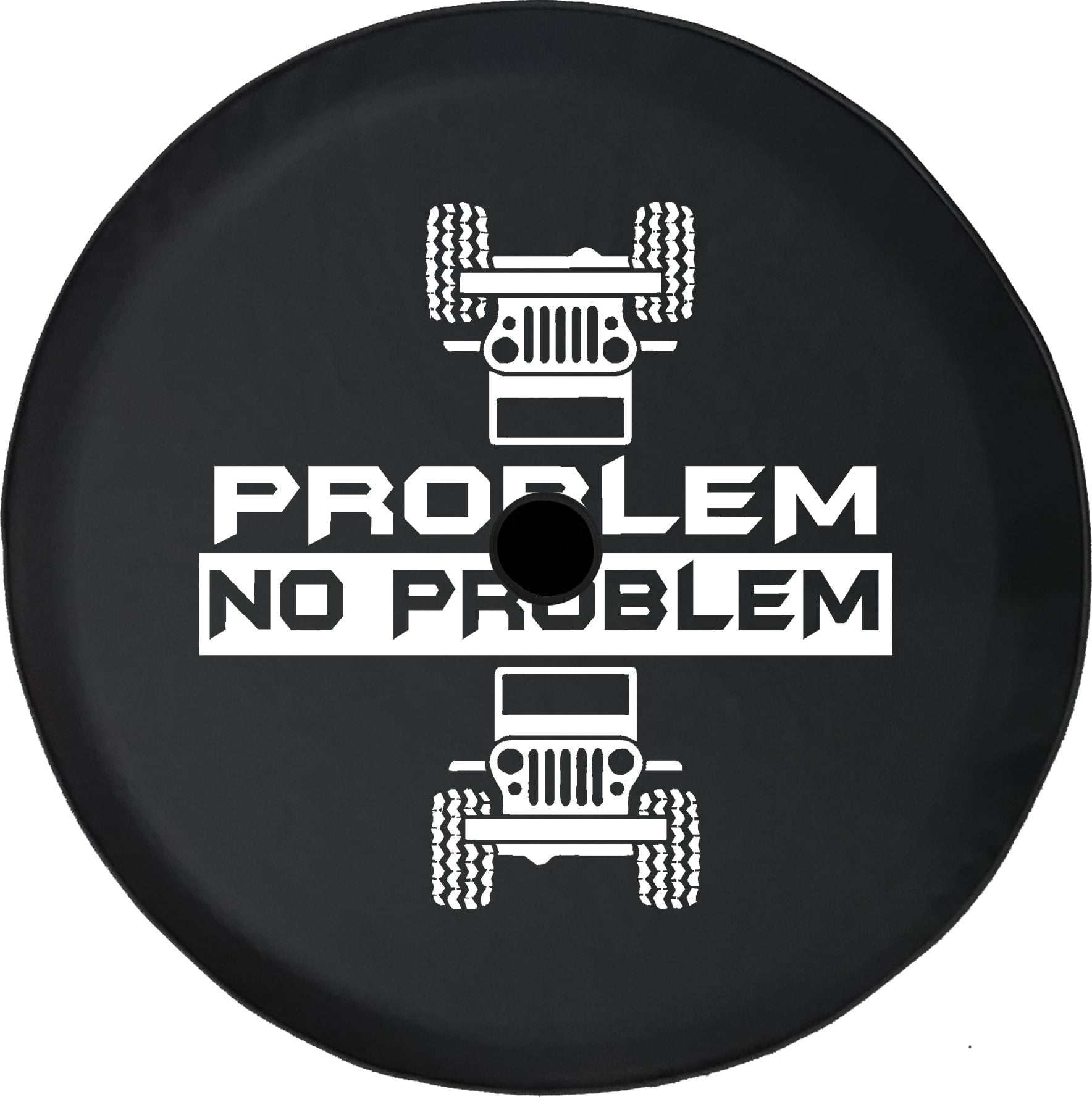 JL Spare Tire Covers Problem No Problem Car Accessories Black 32 To 33 jl-spare-tire-covers-problem-no-problem-car-accessories-black-32-to-33