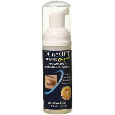 OCuSOFT Lid Scrub Original Foaming Eyelid Cleanser 7.25 Ounces, 215 ...