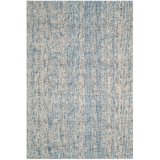 SAFAVIEH Abstract Delia Geometric Striped Wool Area Rug, Dark Blue/Rust ...