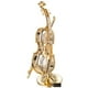 Matashi 24K Gold Plated Violin on a Stand Ornament with Genuine ...