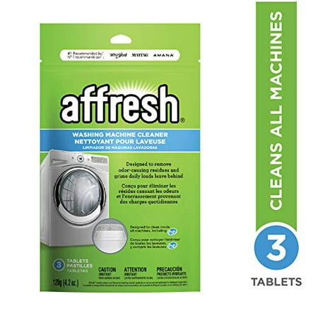 Affresh W10135699 Whirlpool - High Efficiency Washer Cleaner, 3-Tablets ...