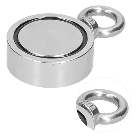 Double Sided Fishing Magnet, Hardware Underwater Treasure Hunting Tool ...