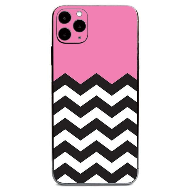 MightySkins APIPH11PR-Pink Chevron Skin Decal Wrap for Apple iPhone 11 ...