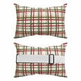 Abstract Red Green Line Outdoor Pillow for Chaise Lounge Chair,Head ...