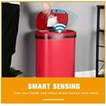 BestOffice 13 Gallon Stainless Steel Touchless Kitchen Trash Can with ...