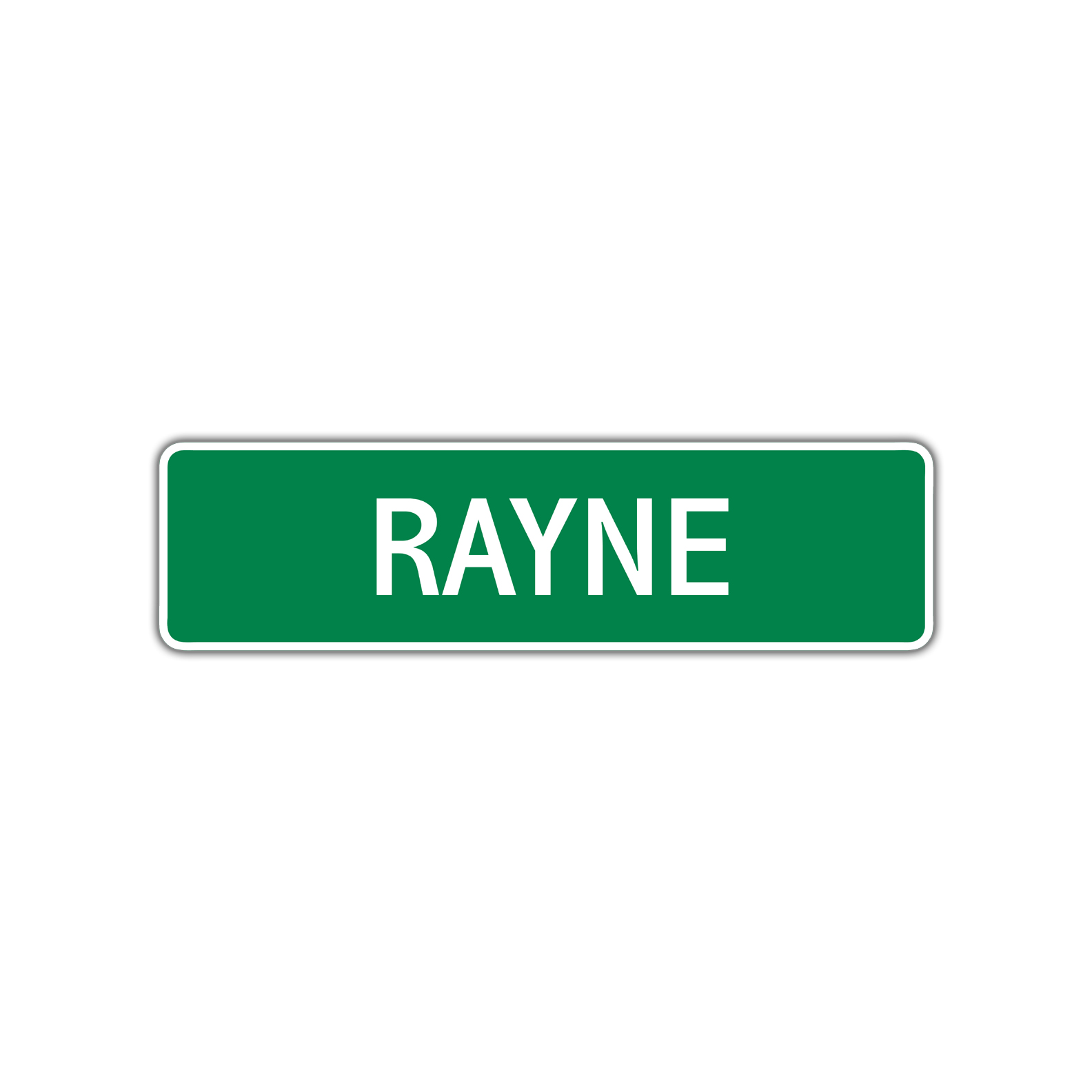 Rayne Girls Children Name Letter Printed Plaque Decoration Label Indoor ...