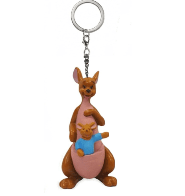 Kanga Kangaroo Roo 3” Key Ring Keychain PVC Ornament Charm Figure ...