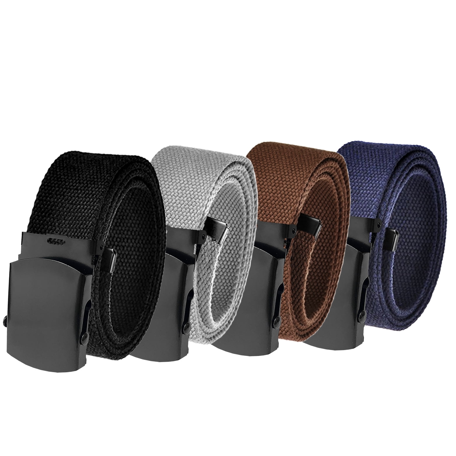 Men's Essentials Adjustable Belt Pack High Strength Canvas Web Belt ...