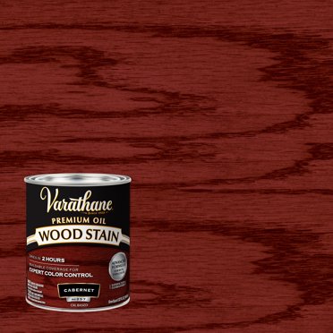 Varathane Cabernet Wood Stain Half Pint Fast Dry Interior Wood Stain ...