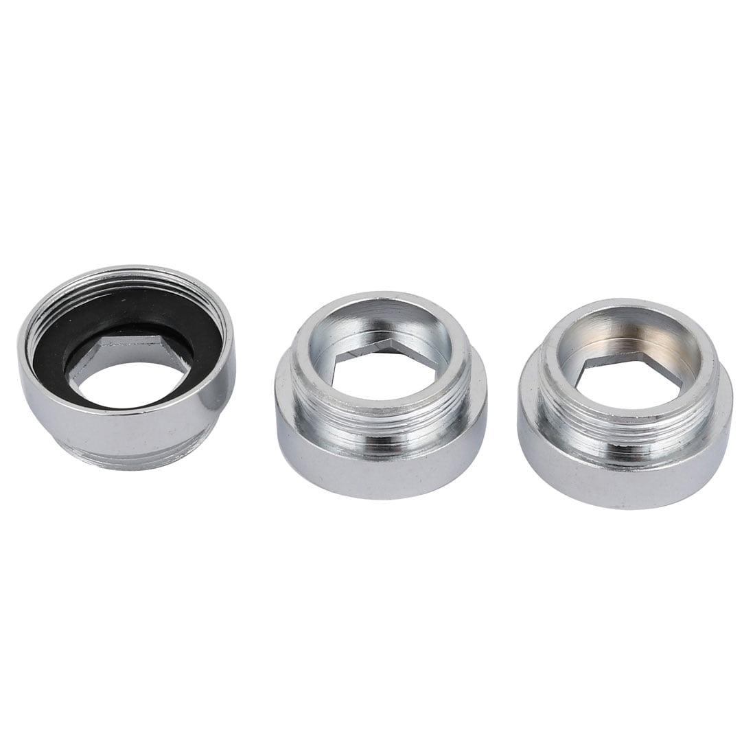 Unique Bargains 3pcs M22 Male to M24 Female Thread Metal Faucet Adapter ...